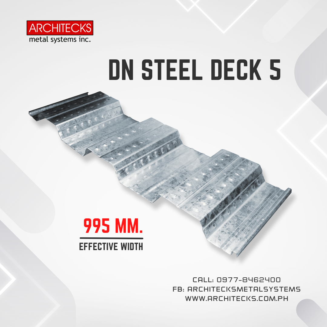 DN Steel Deck 5 – 995mm – Architecks Metal Systems Inc